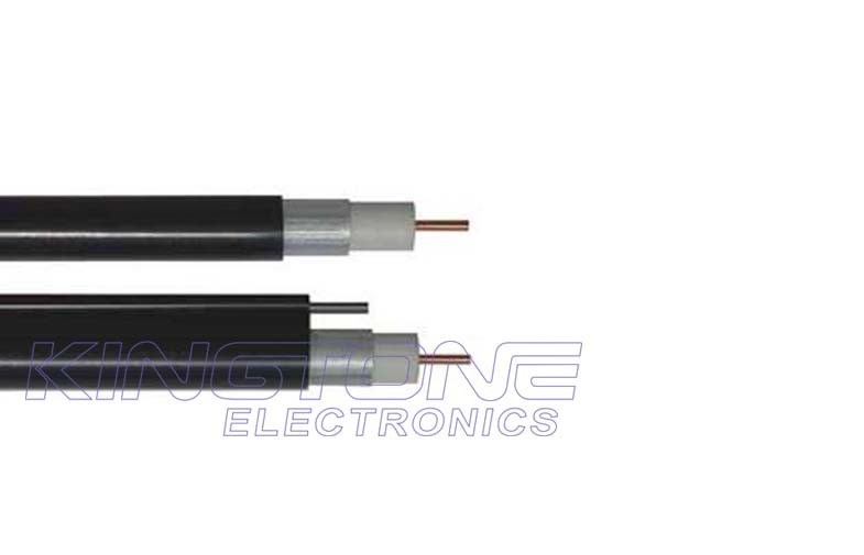 Welded Aluminum Tube QR 540 Trunk Coaxial Cable , 3.15mm CCA with PE Jacket