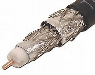 RG6 Quad Shielded CATV Coaxial Cable 18 AWG CCS Conductor with CMR ...