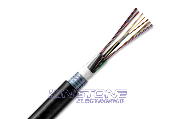 Outdoor 30 core fiber optic cabling G.652D G.657A buried cable with ...