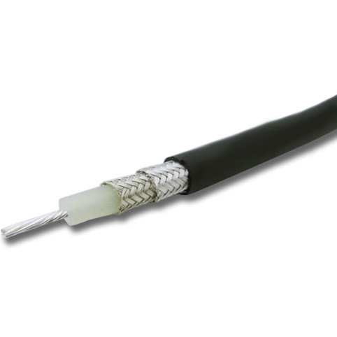 RG214 Coaxial Cable Stranded Silver Plated Copper with Double SPC Braid ...